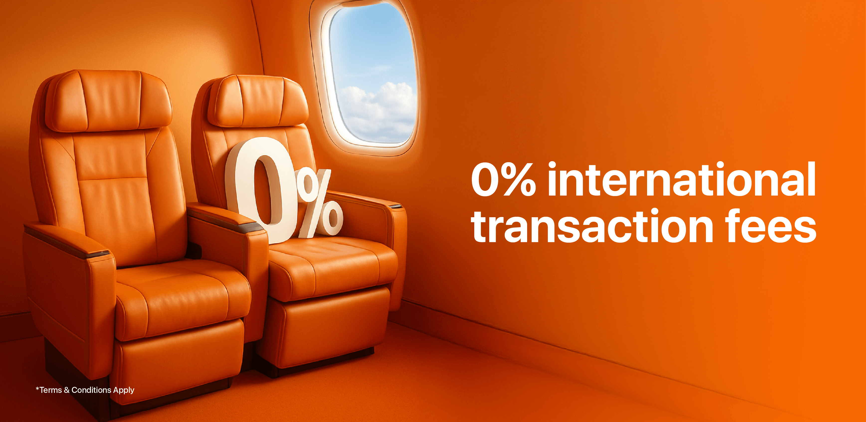 Zero International Card Transaction Fees