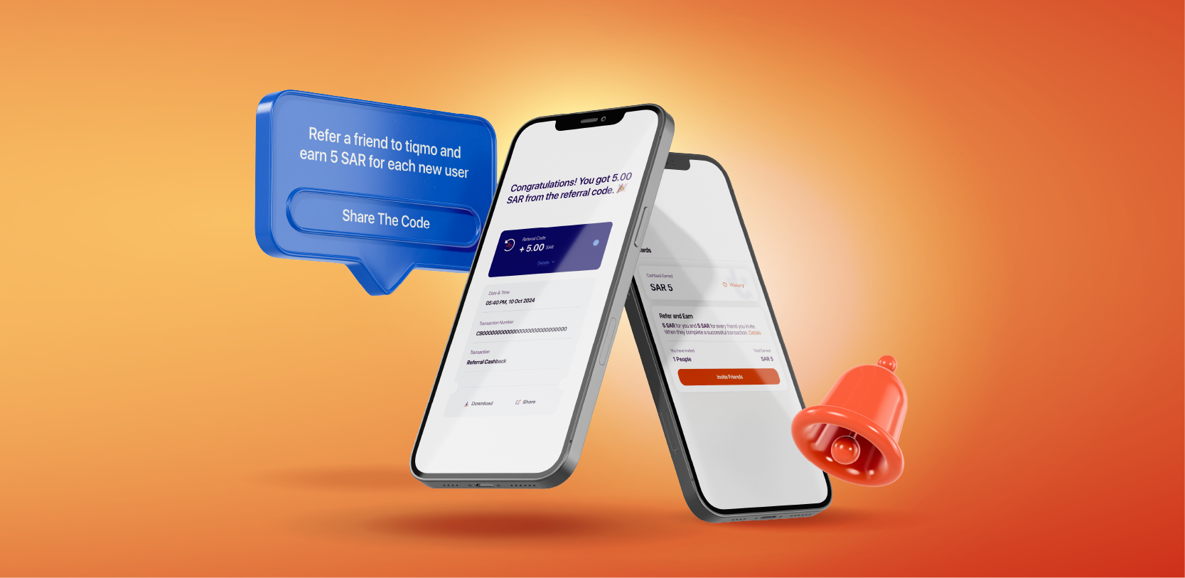 Share tiqmo with your loved ones